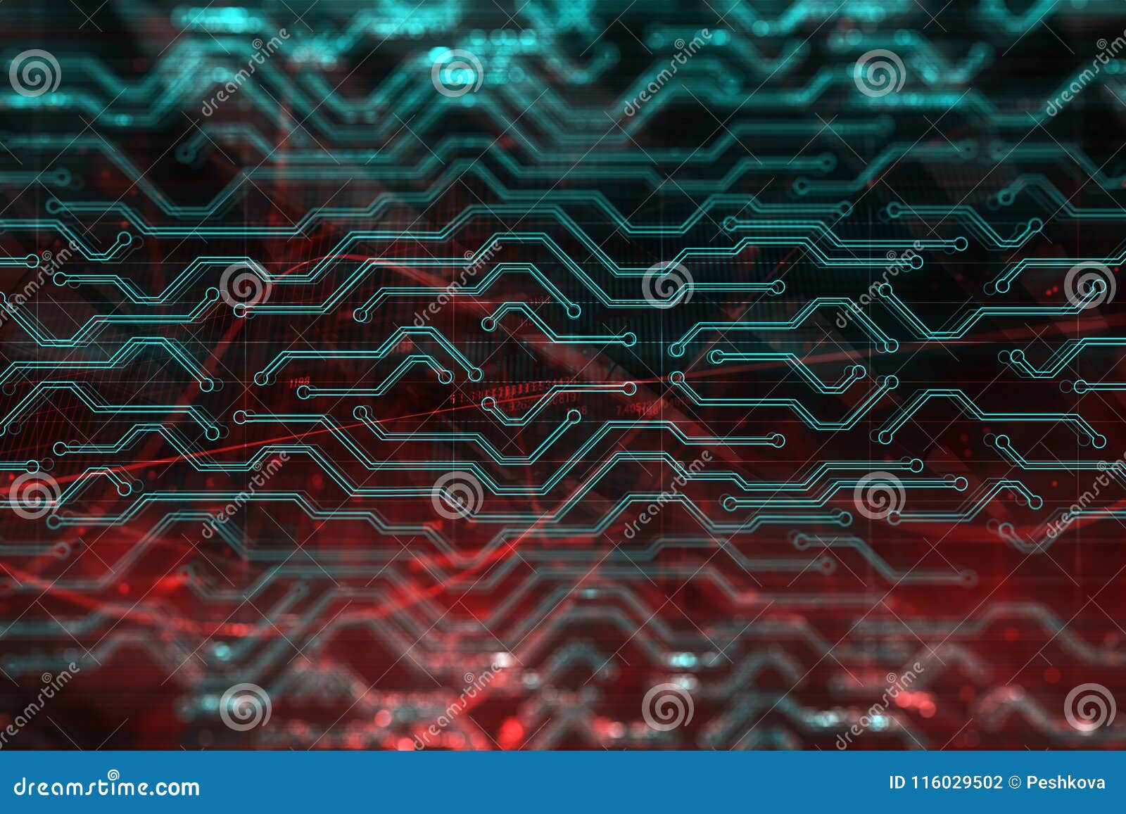 Glowing circuit texture stock illustration. Illustration of circuit ...