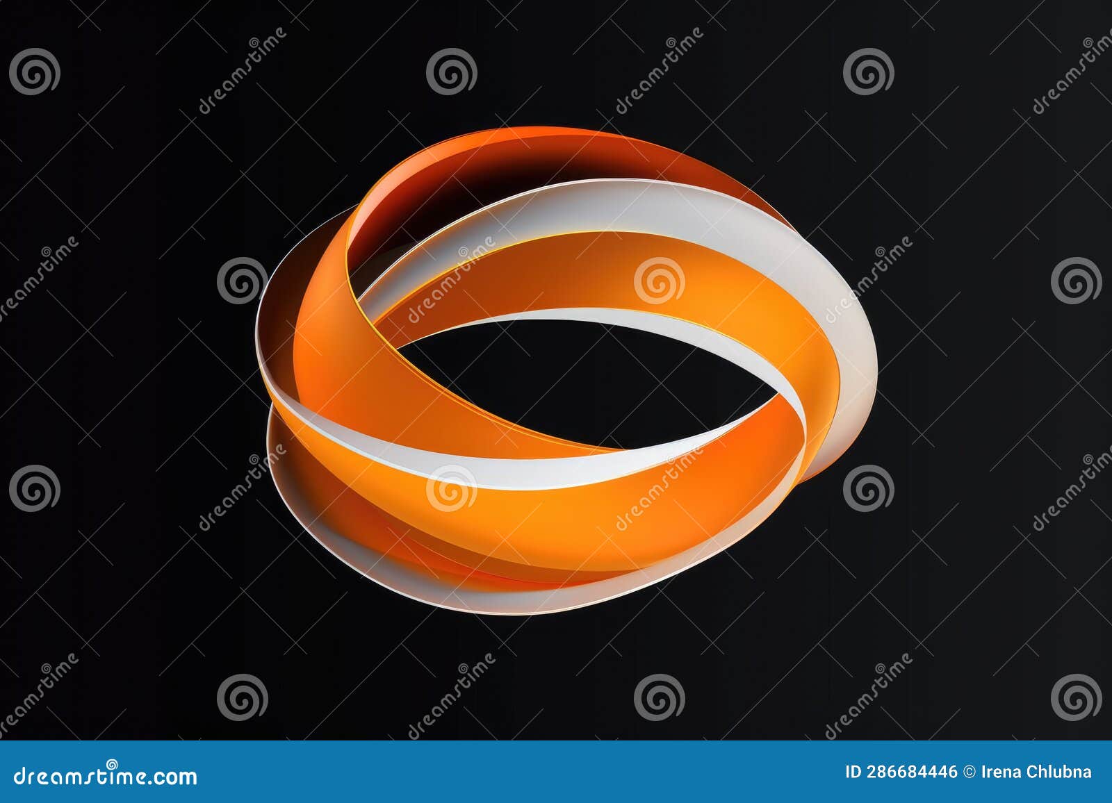 Glowing Circular Shapes, Ring Shape, Empty Space Stock Illustration ...