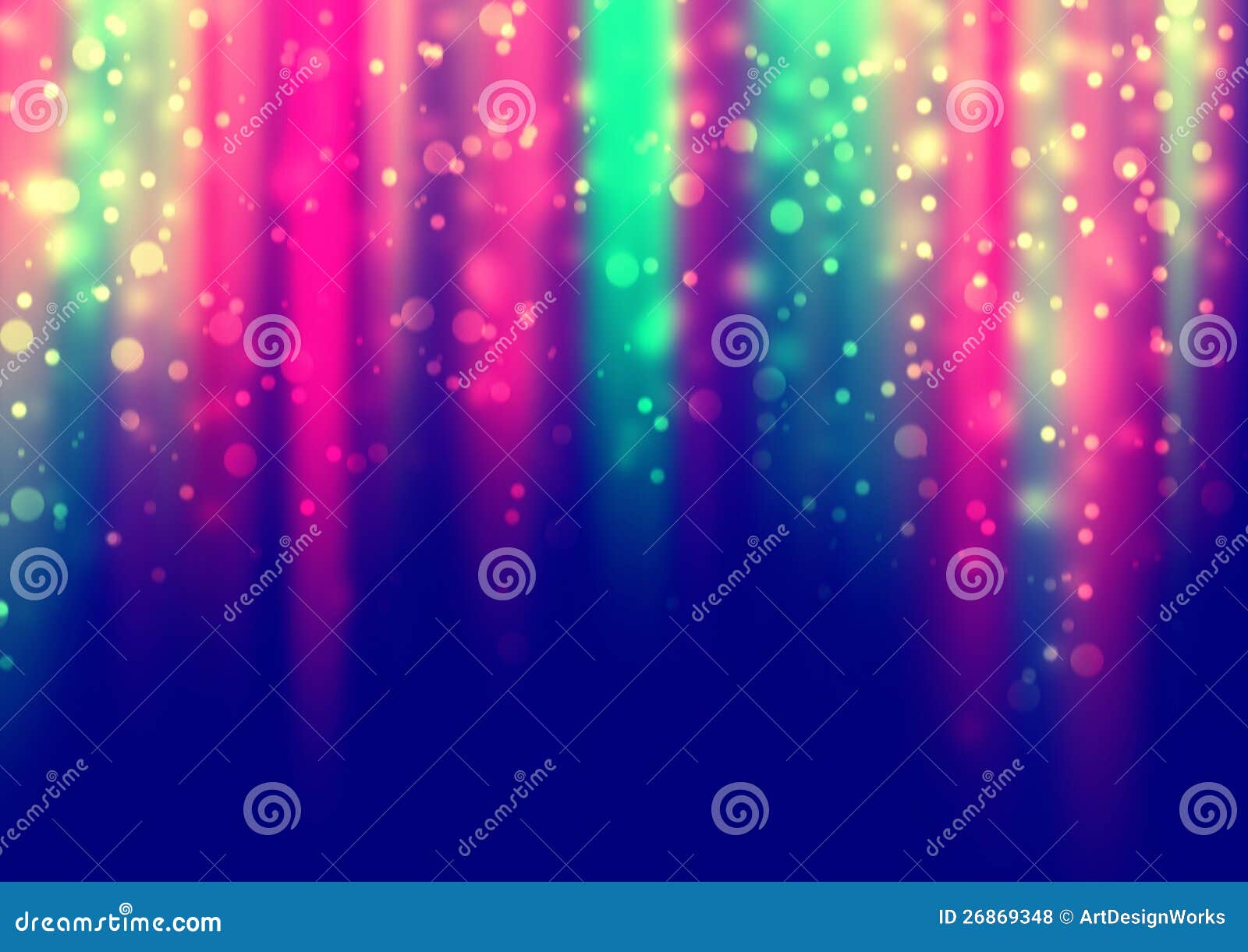 Glowing Color Lights Background Stock Illustration - Illustration of ...