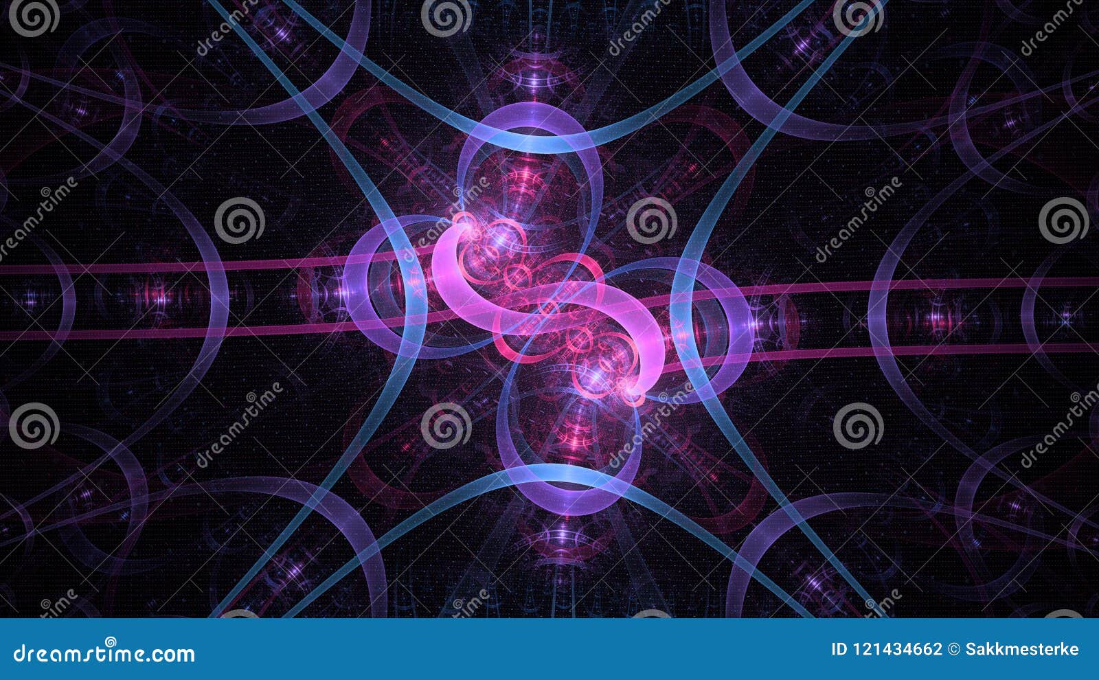Glowing Colorful Quantum Abstract Background Stock Illustration ...