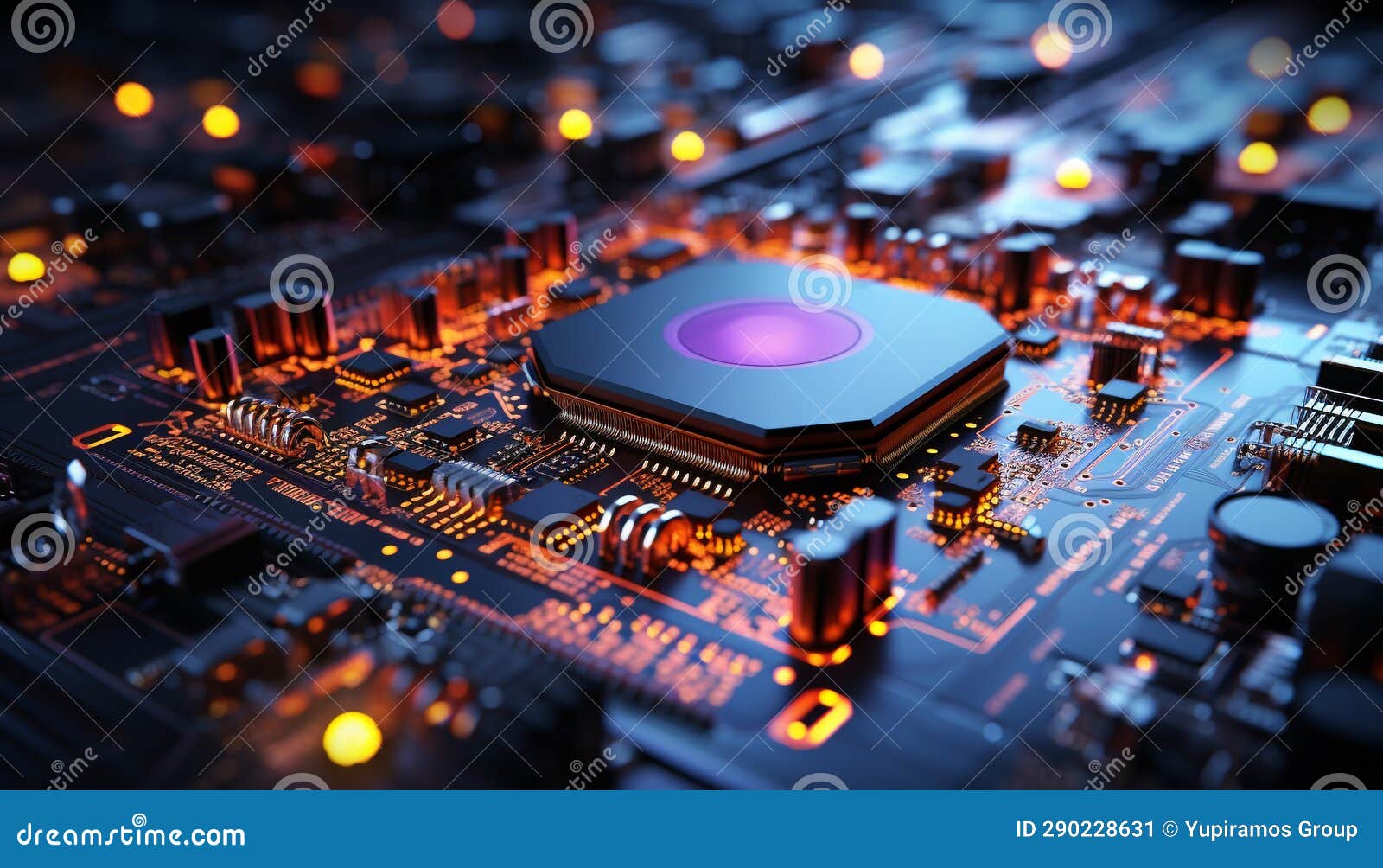 Glowing Computer Chip Illuminates the Complexity of Technology Order ...