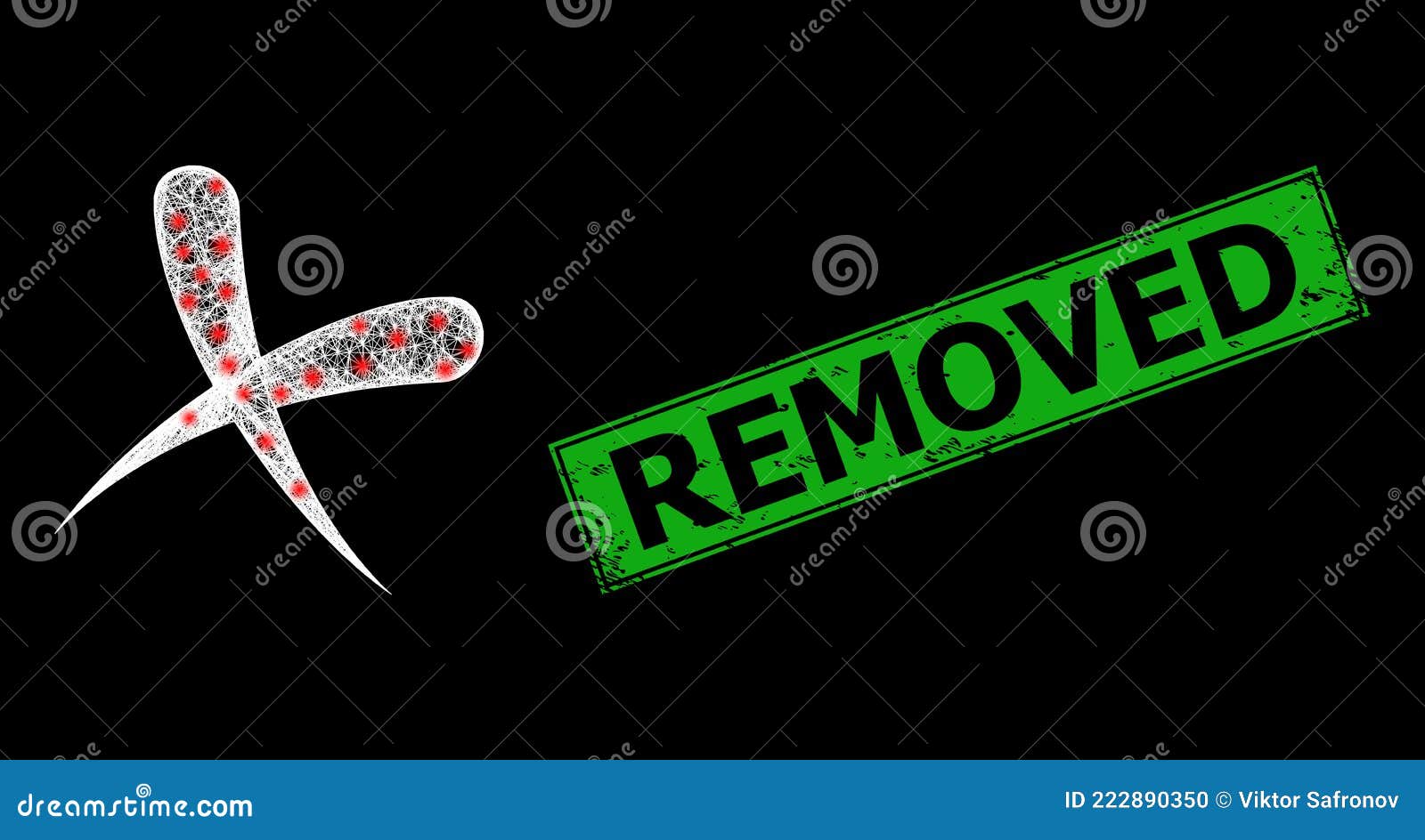 Textured Removed Badge and Net Cancel Web Mesh with Bright Lightspots ...