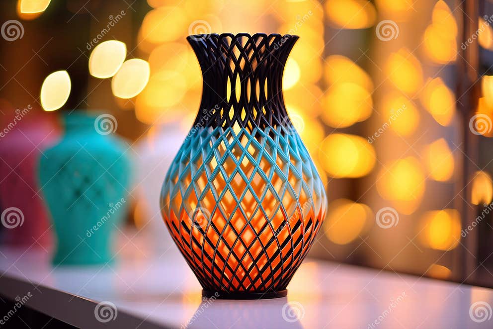 A Glowing 3D-printed Geometric Vase - a Blend of Technology and ...