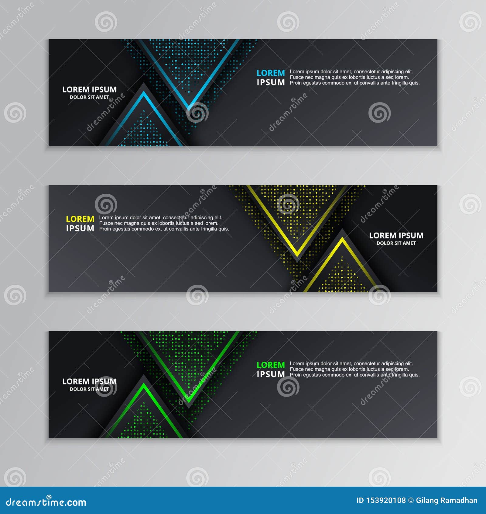 Glowing Dark Techno Banner Template, Modern Neon Design Background ...