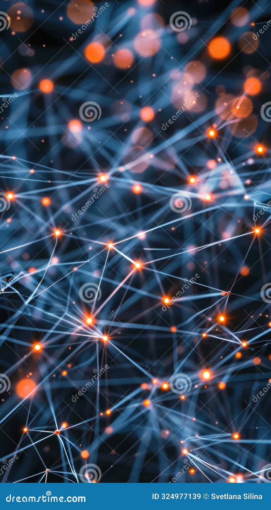 Glowing Data Points and Connections Visualizing AI Insights. AI ... Glowing Data Points and Connections Visualizing AI Insights. AI ...