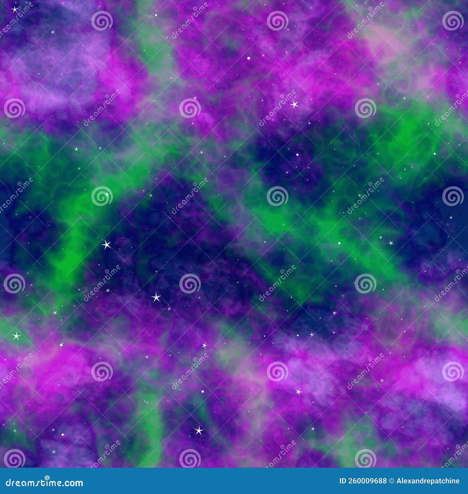 Glowing Deep Space Galaxy Stars. Seamless Space Background Texture ...