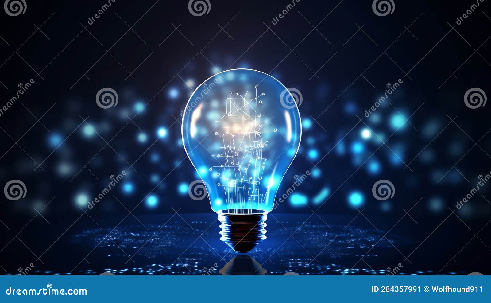 Glowing Digital Solution Datum Business Evolution Success. AI Generated ...