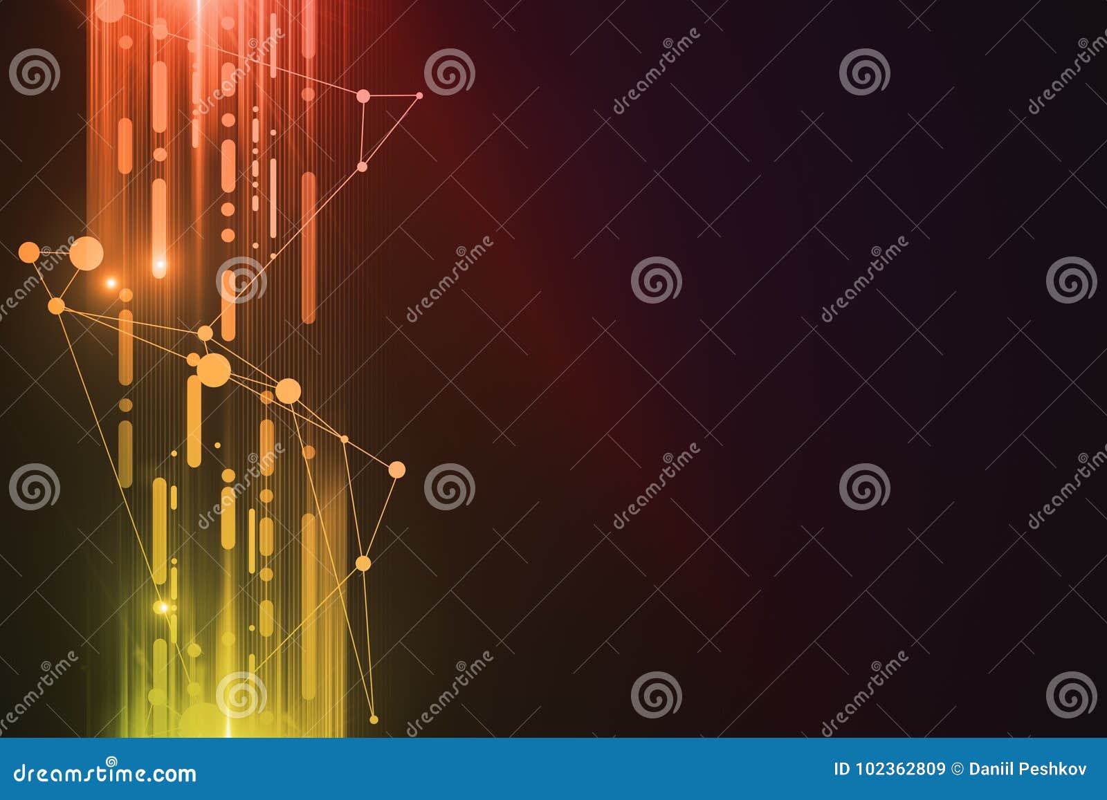 Glowing Digital Vertical Lines Background Stock Illustration ...