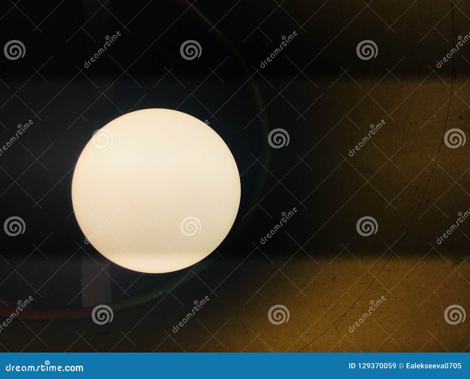 Luminous disk stock image. Image of moon, electric, disk - 129370059