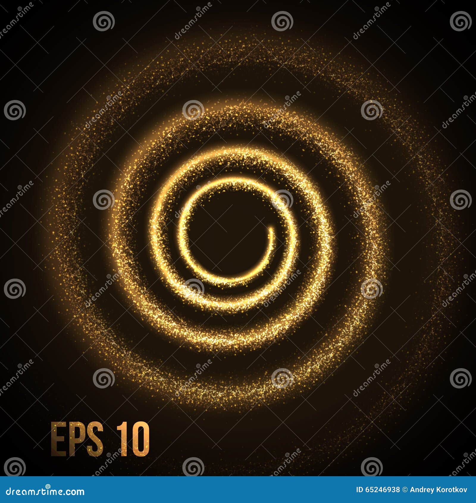 Glowing Dust from Glittering Stras Stock Vector - Illustration of night ...