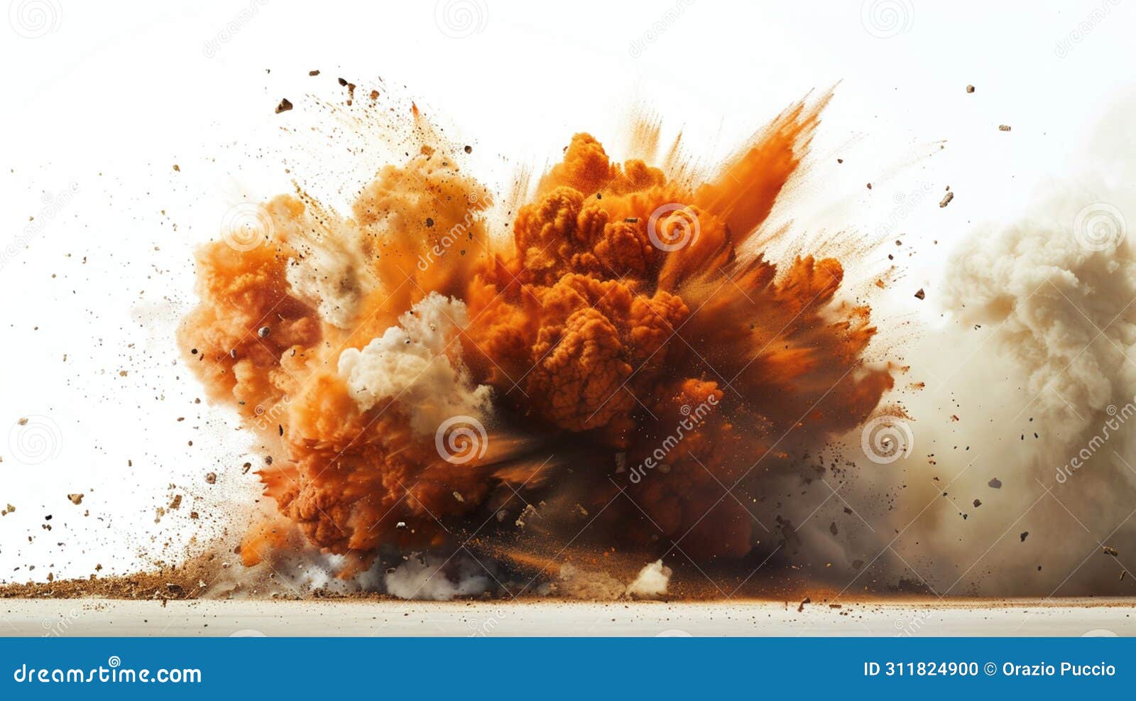 Glowing Dynamism: Minimalist Art with Bomb Exploding at 100 Km H on a ...