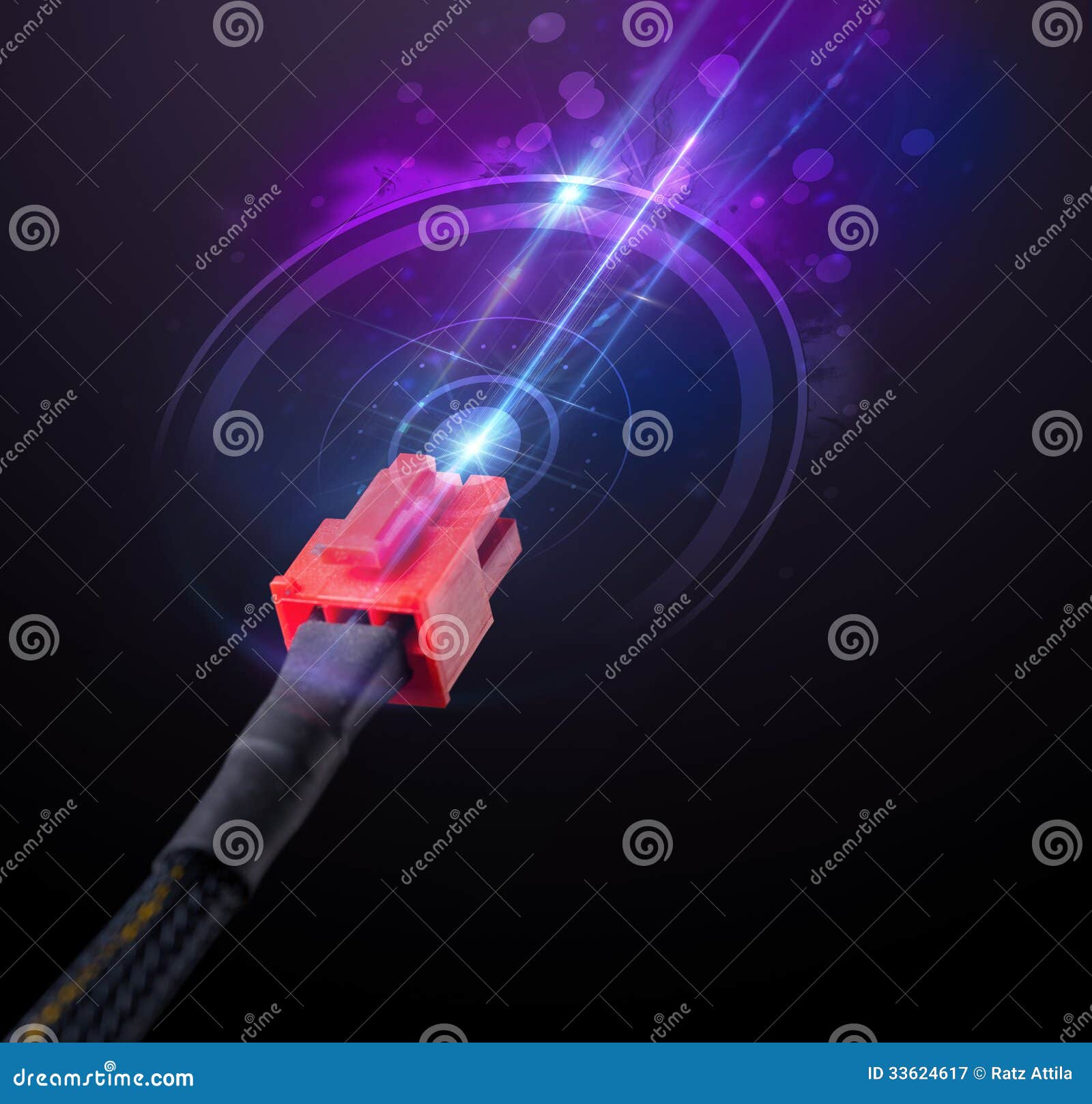 Glowing electric cable stock image. Image of link, connect - 33624617