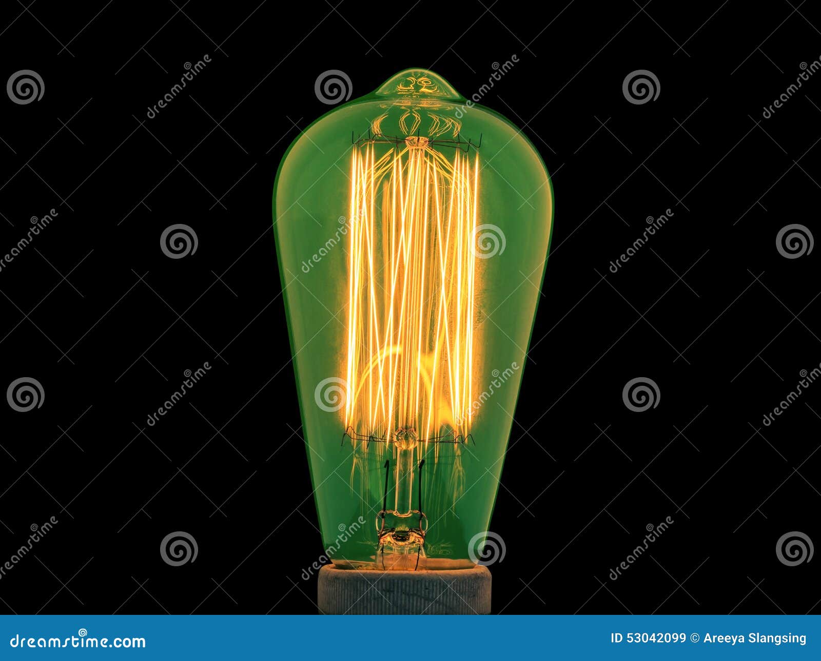 Glowing Element of Incandescent Isolated Stock Image - Image of ...