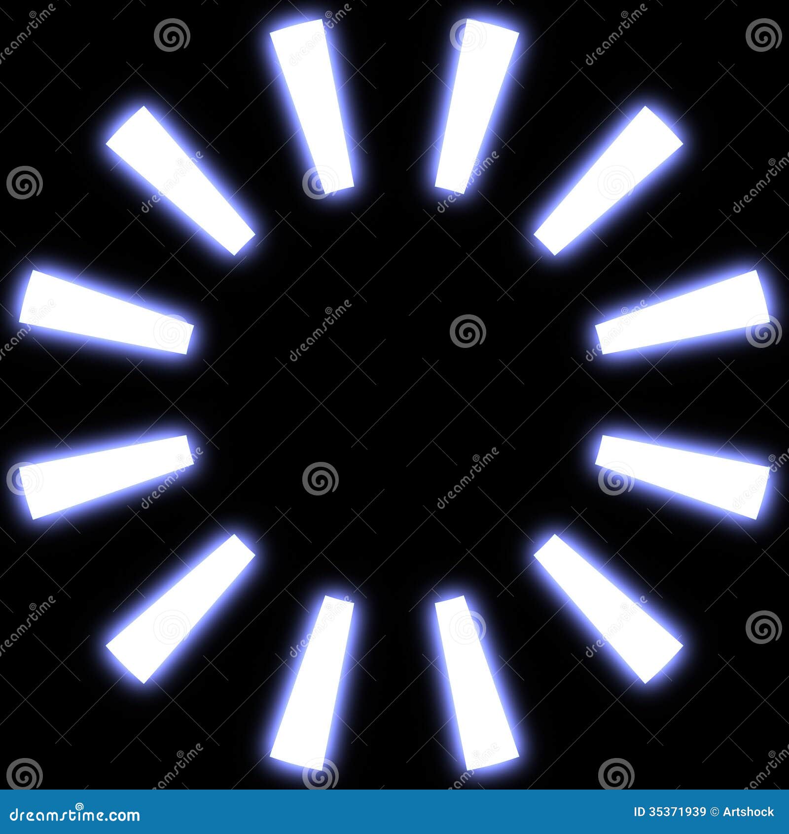 Glowing elements stock illustration. Illustration of center - 35371939