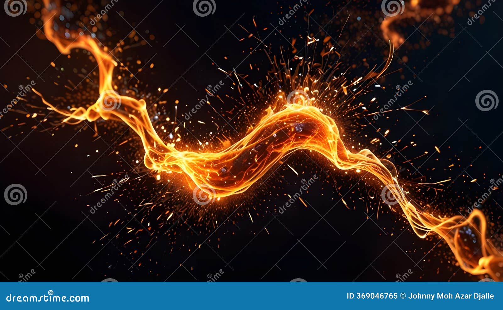 Glowing Ember Trails Vector Symbol On Transparent Background Stock ...