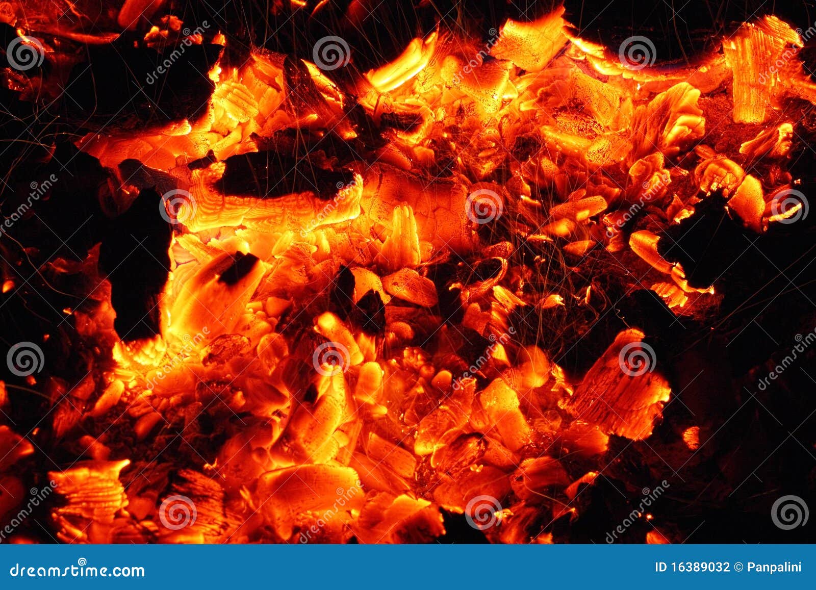 Glowing embers stock photo. Image of fire, embers, heat - 16389032