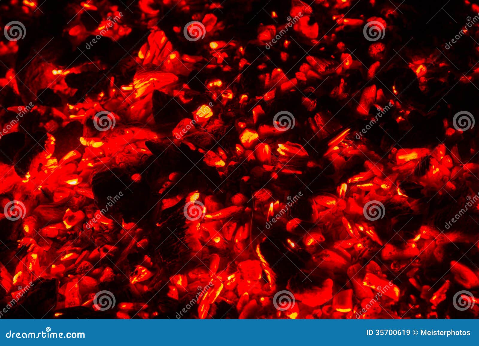Glowing Embers In Hot Red Color, Abstract Background. The Hot Embers Of ...