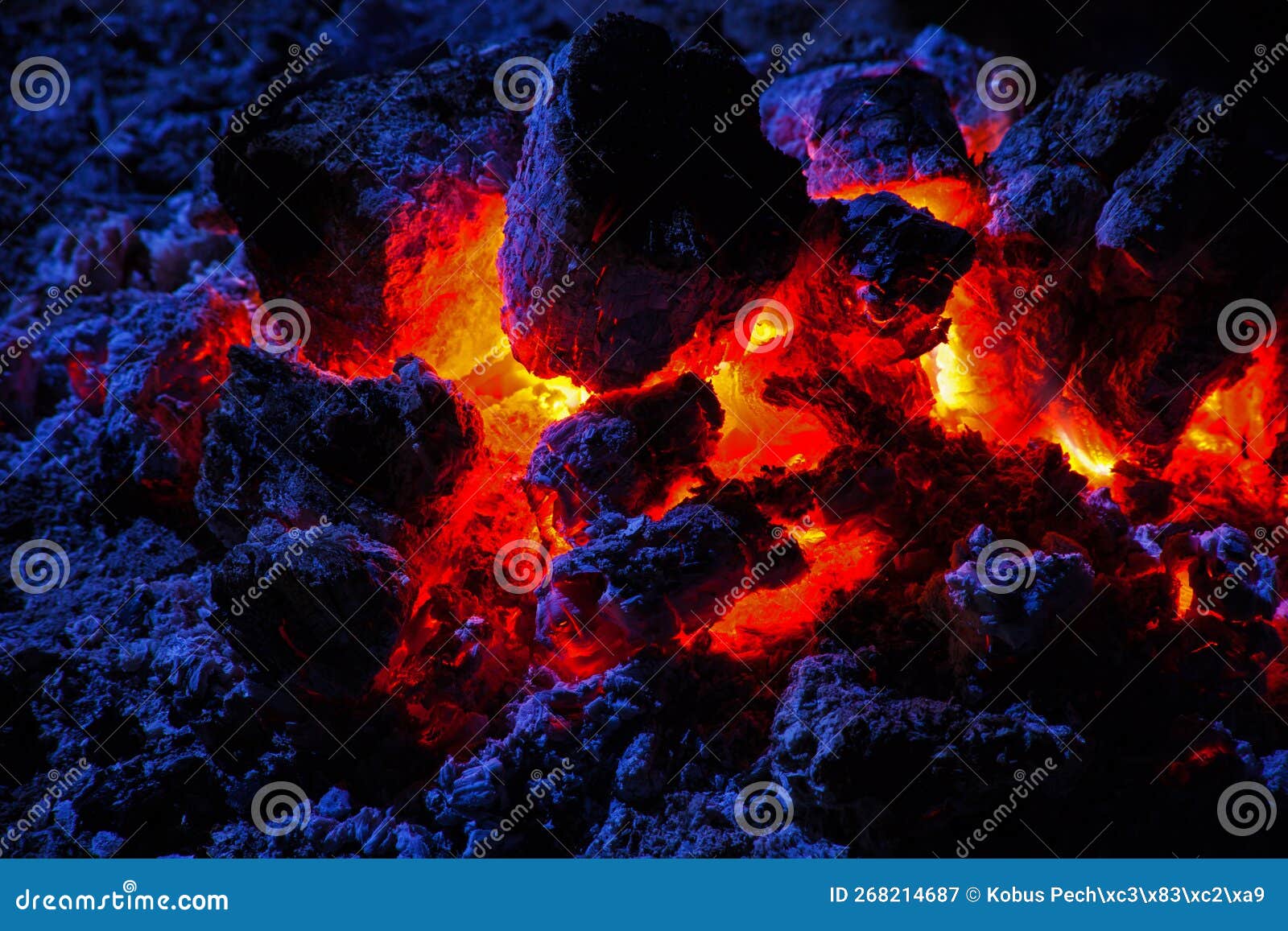 Glowing embers 10604 stock image. Image of burnt, burning - 268214687