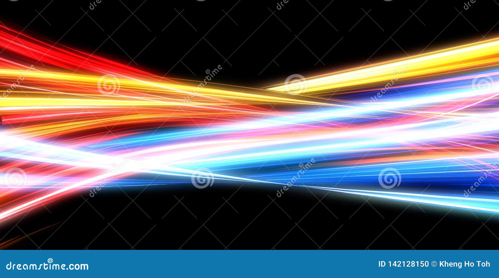 Glowing Energy Lines stock illustration. Illustration of fast - 142128150