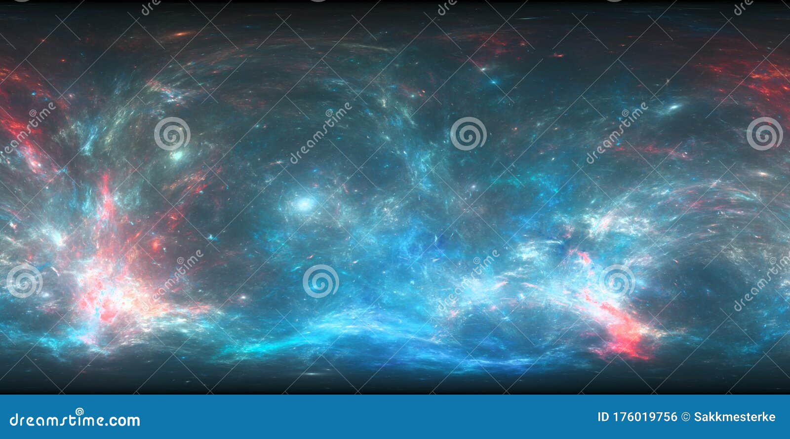 Glowing Exoplanet 360 Degree Panorama Texture Stock Illustration ...