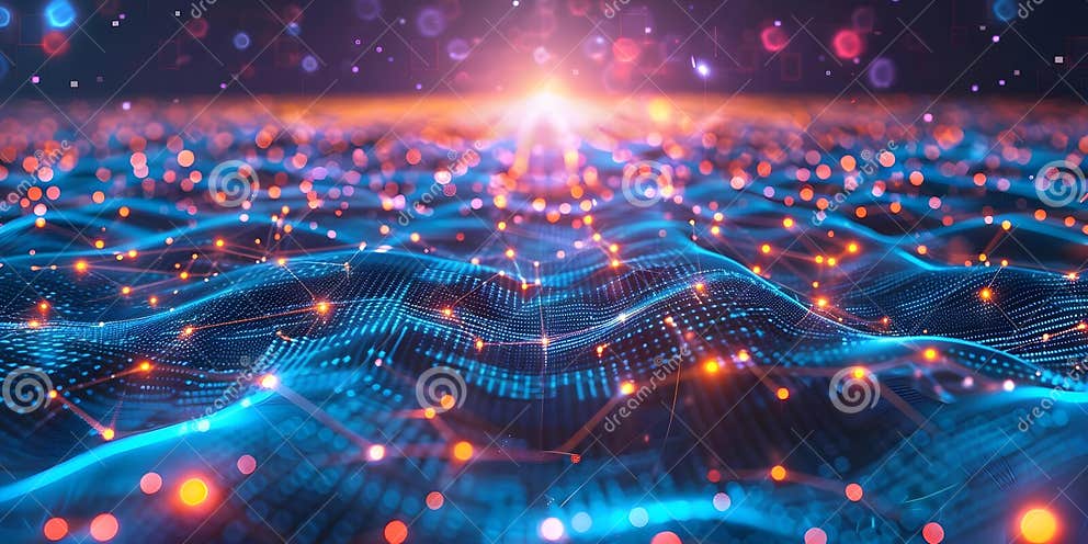 Glowing Fiber Optic Connections and Quantum Computing System in a High ...