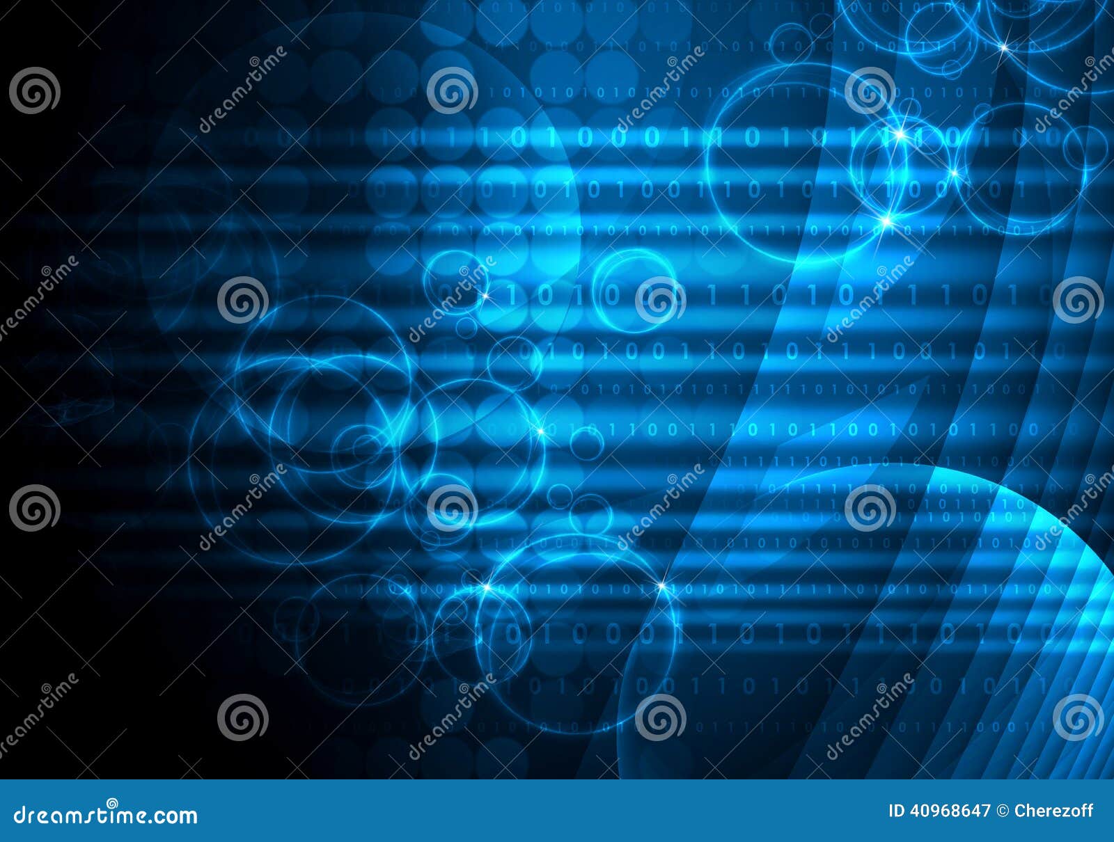 Glowing Figures Circles Hi Tech Background Stock Illustrations – 10 ...