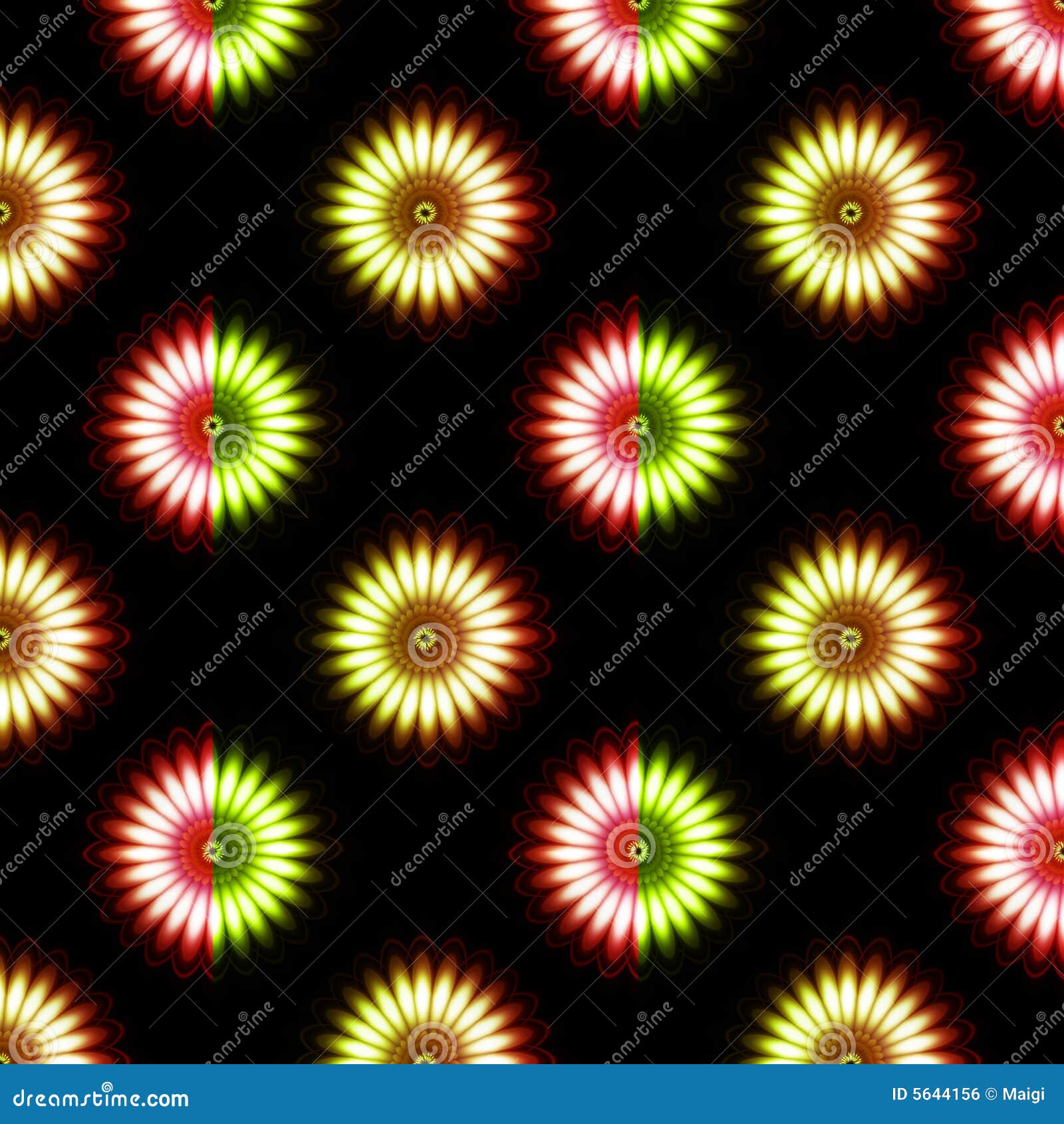 Glowing Floral Background stock illustration. Illustration of artwork ...