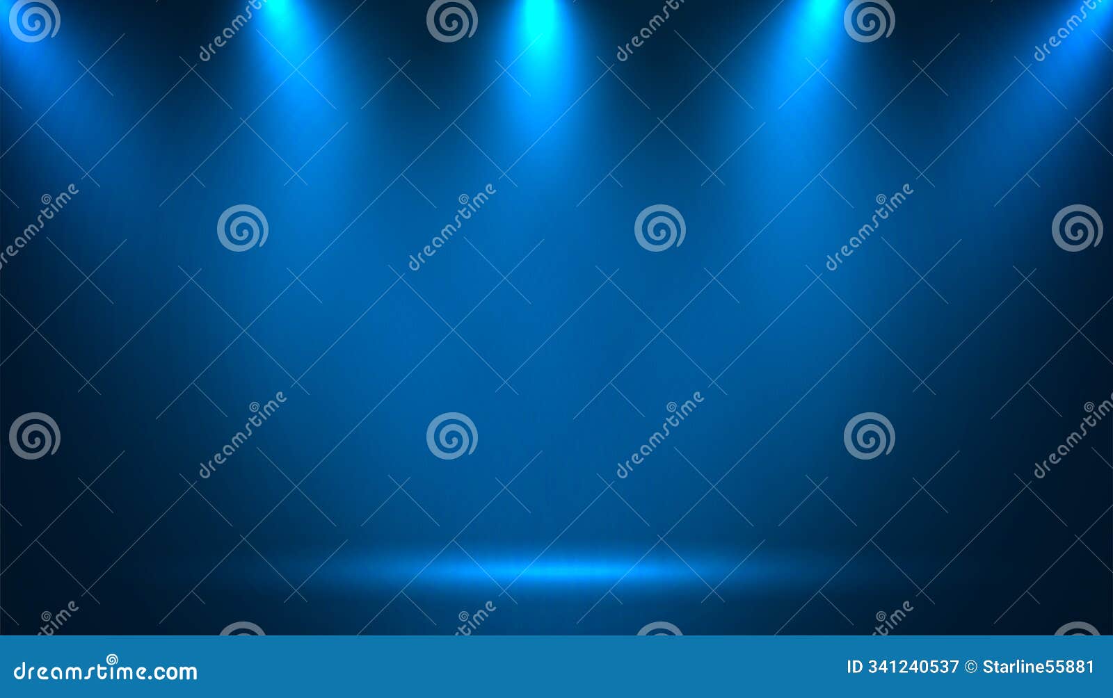 Glowing Focus Light Effect on Abstract Stage Background Stock Vector ...