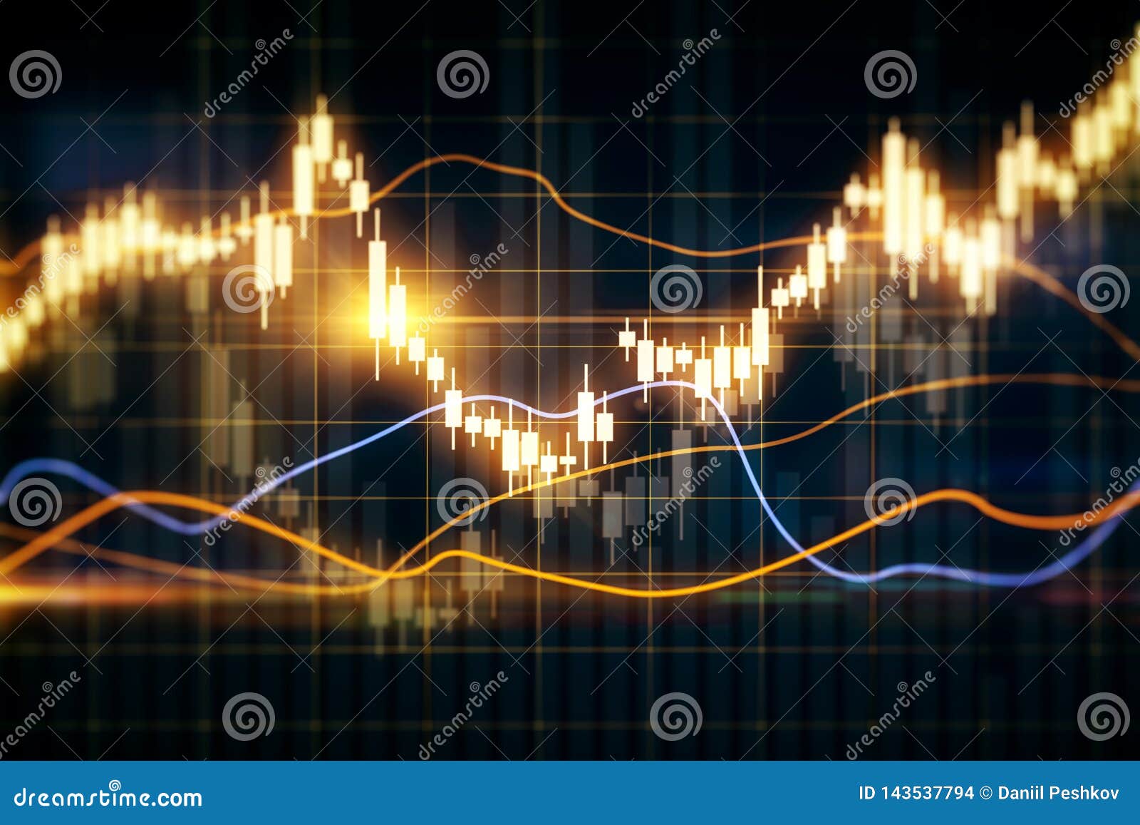 Glowing Forex Chart Texture Stock Photo - Image of internet, fund ...