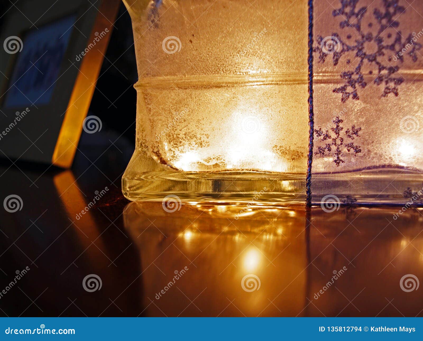 Glowing Glass Light Box stock photo. Image of wooden - 135812794