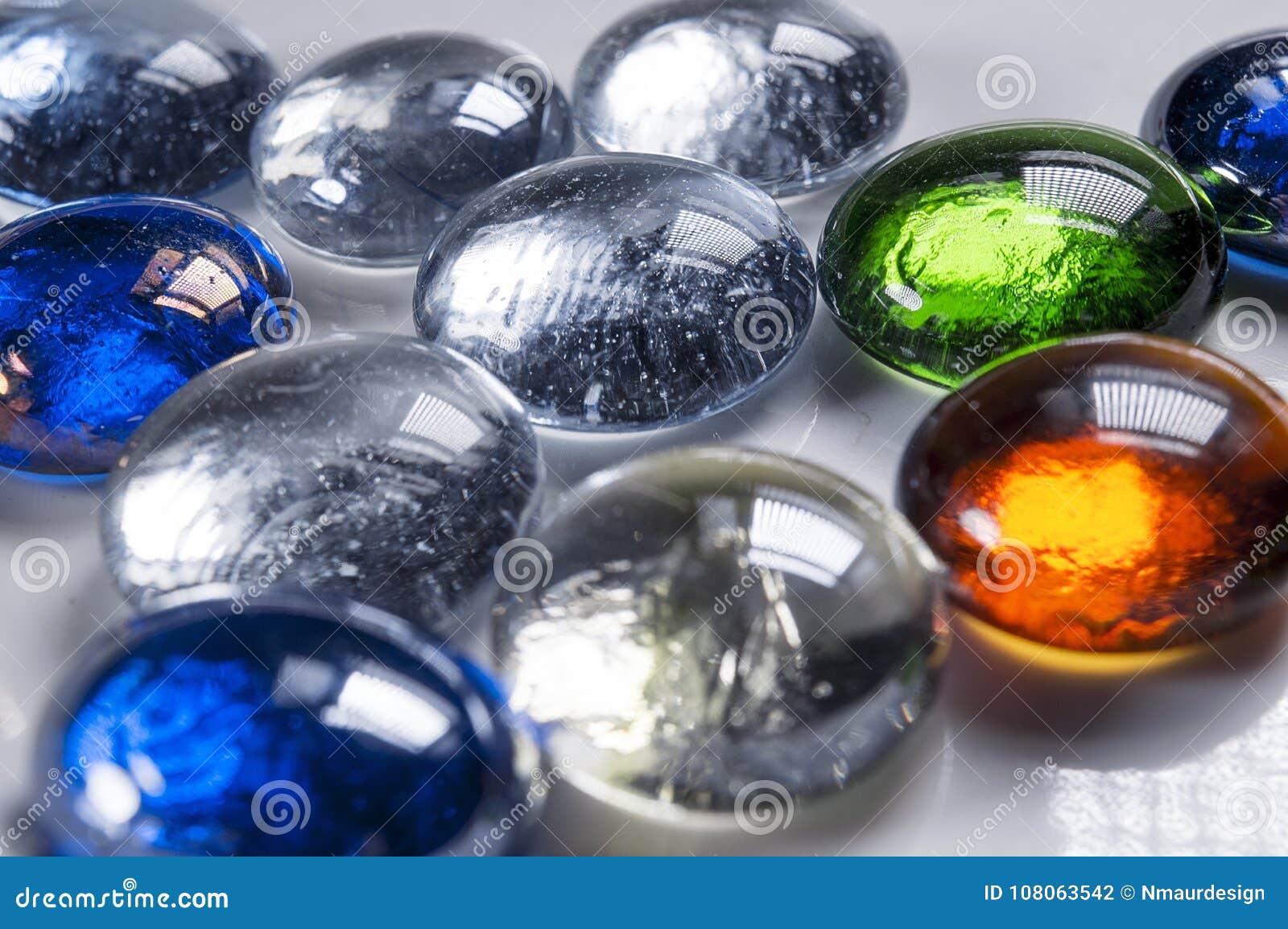 Glowing glass stones stock photo. Image of healing, mineral - 108063542