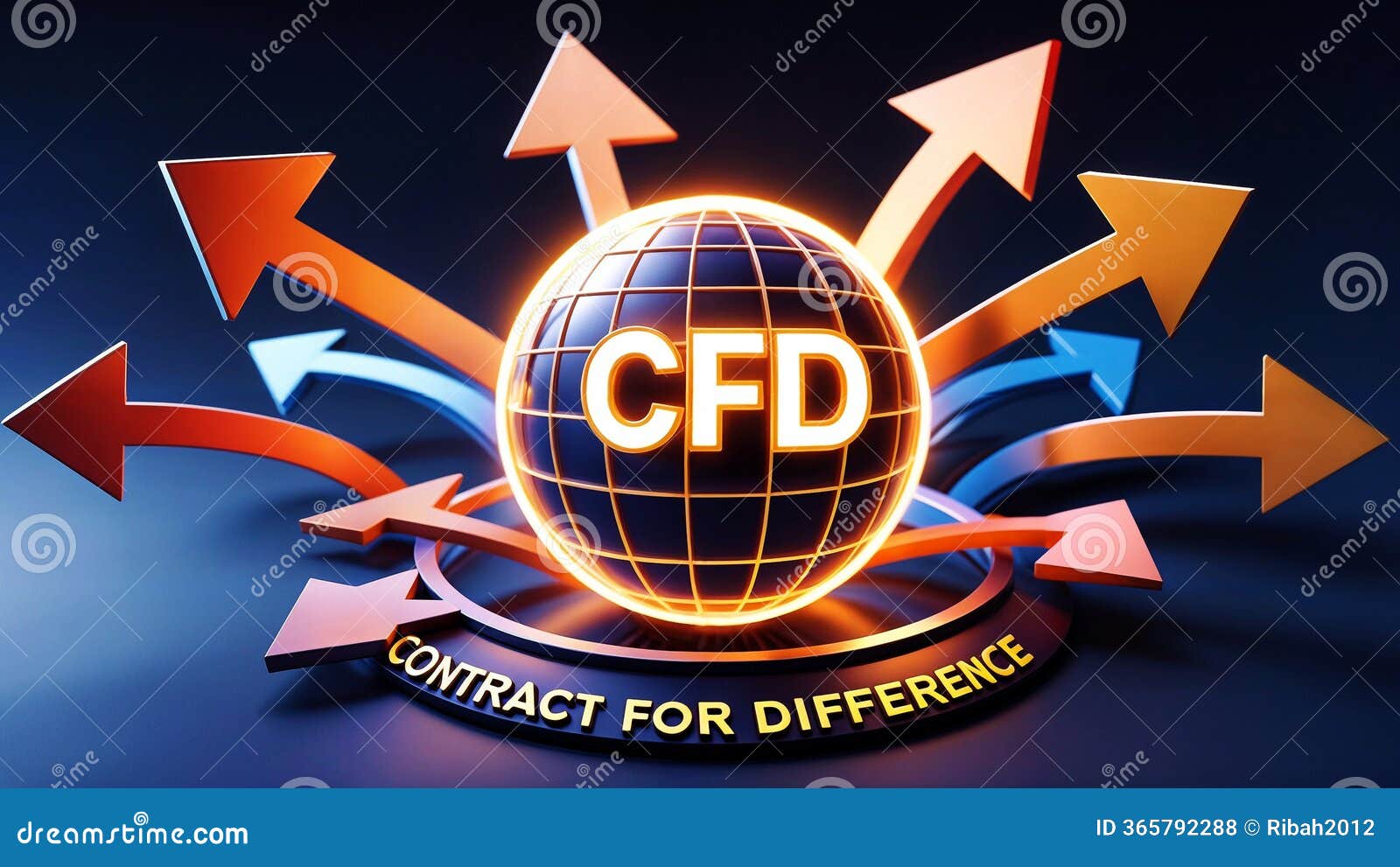 CFD - Contract For Difference Acronym Stock Photography | CartoonDealer ...