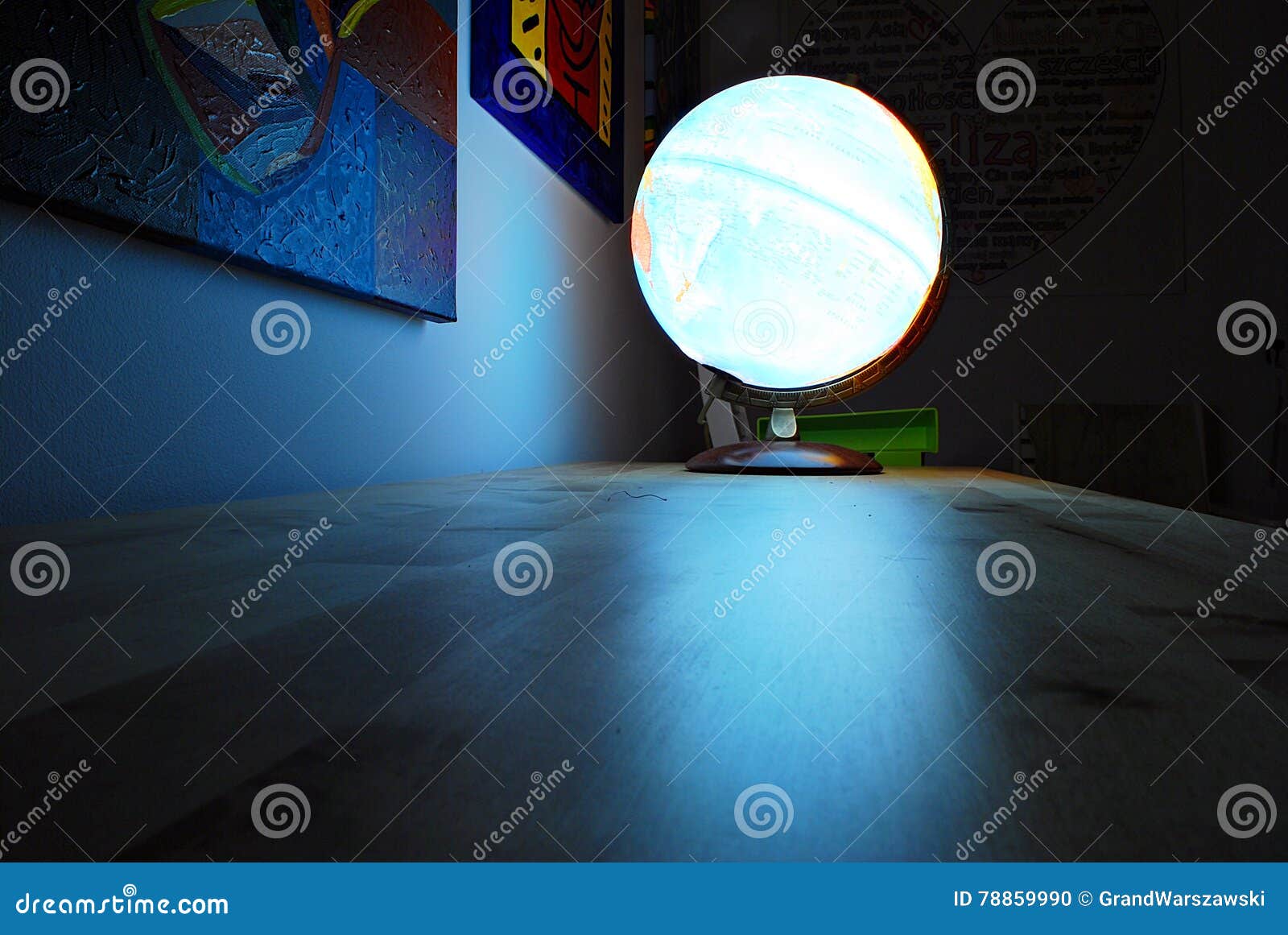Glowing globe stock photo. Image of isolated, global - 78859990