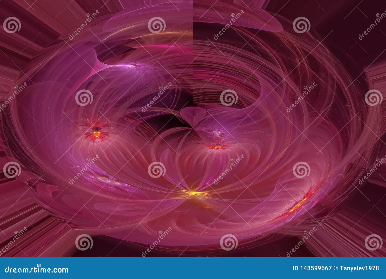 Glowing Glowing Shape Deep Circle Pattern Concept Elegance Texture ...
