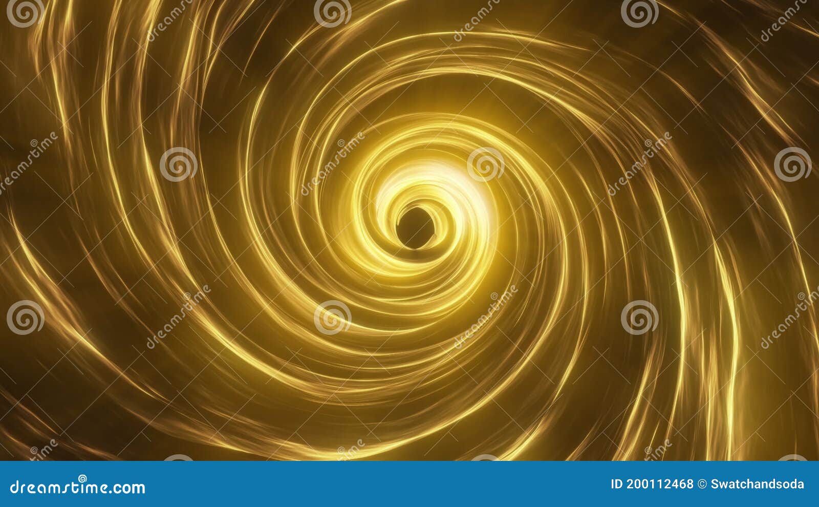 Glowing Gold Light Rays Abstract Twisting Tunnel Loop Background Stock ...