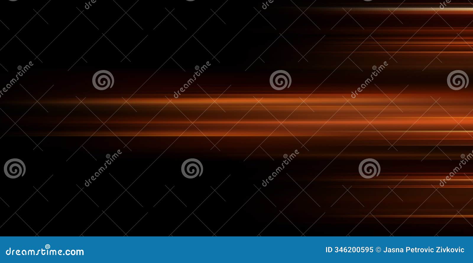 Glowing Gold Speed Line, Horizontal Light Rays, Flash Stock ...