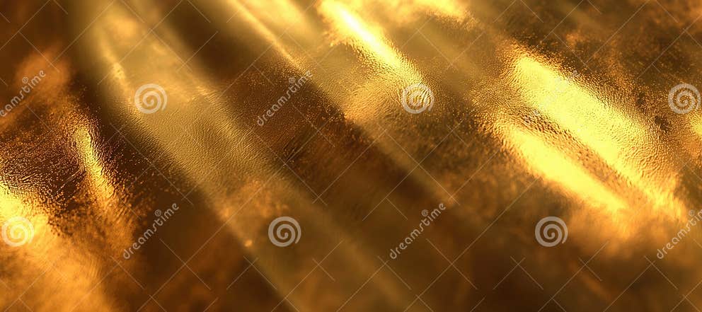 Glowing Gold Wave Texture Background Stock Illustration - Illustration ...