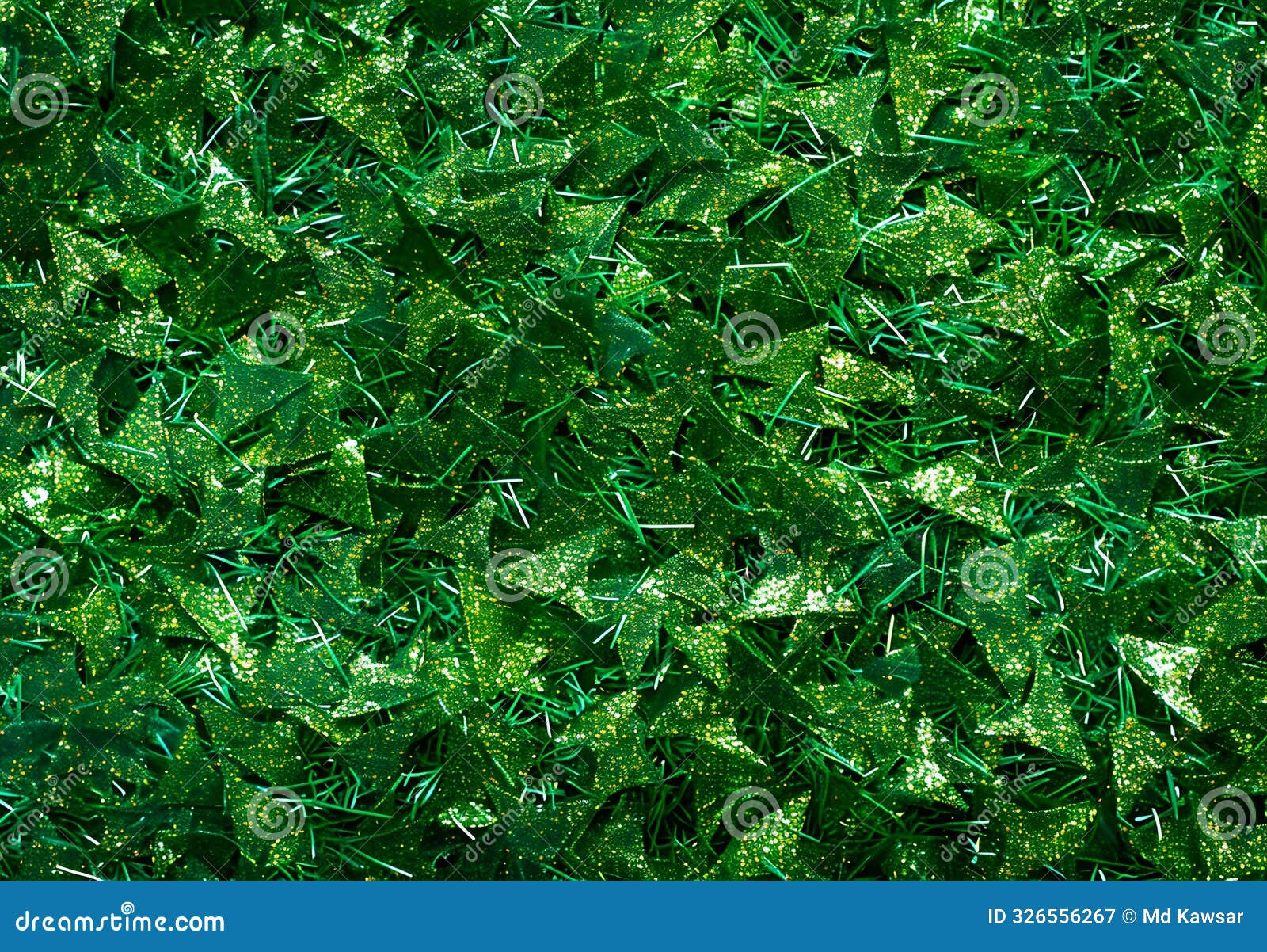 Sparkling Green Glitter Grass Texture Background Stock Illustration - Illustration of paper ...