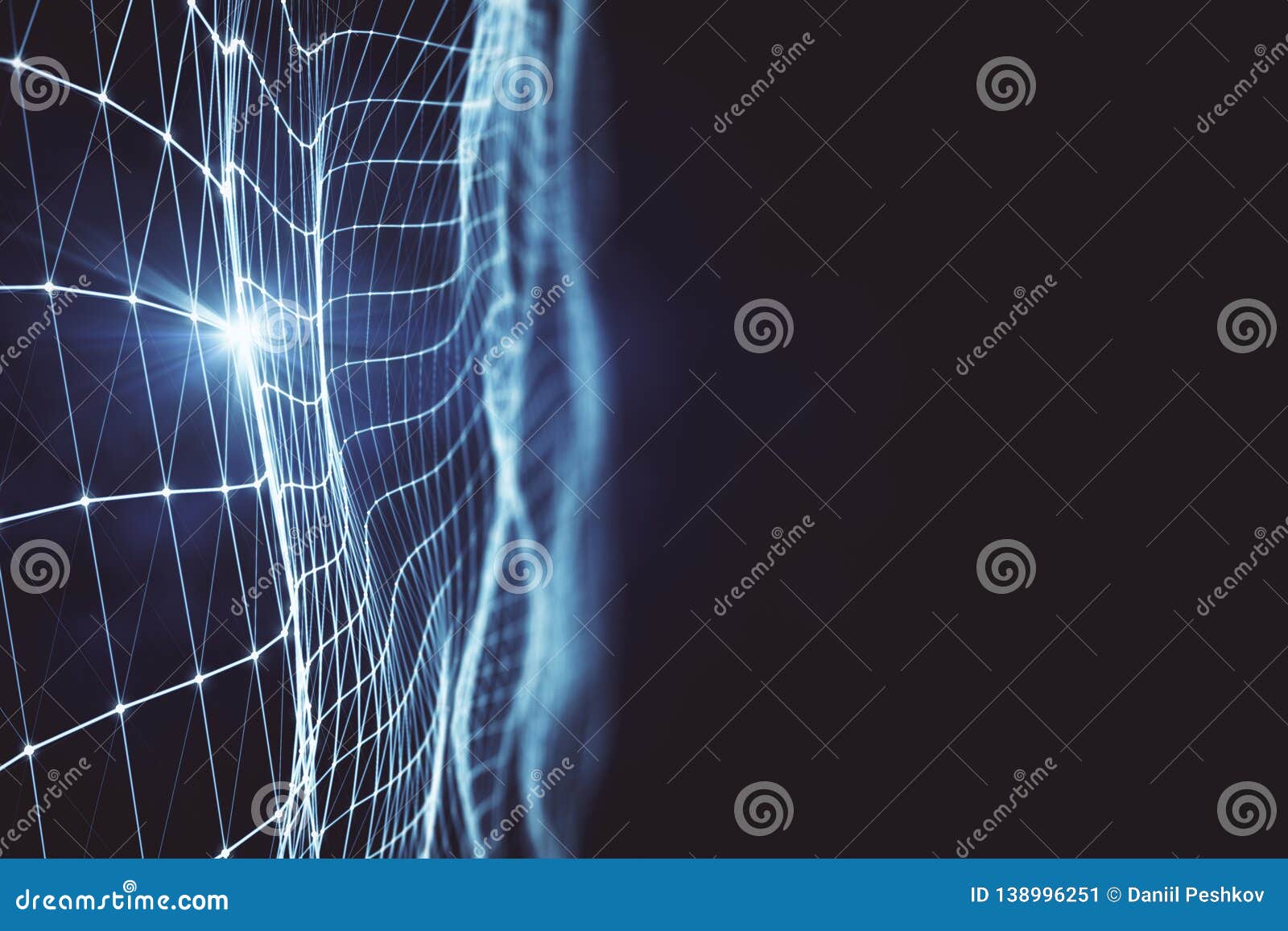 Glowing grid wallpaper stock illustration. Illustration of business ...
