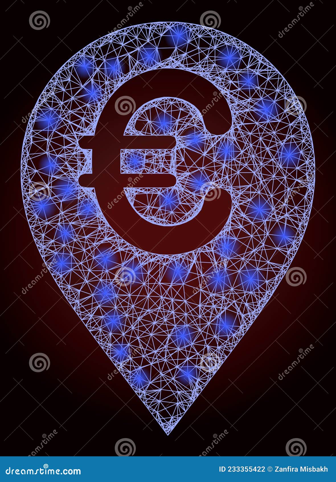 Glowing Hatched Mesh Euro Map Marker with Glare Spots Stock Vector ... Glowing Hatched Mesh Euro Map Marker with Glare Spots Stock Vector ...