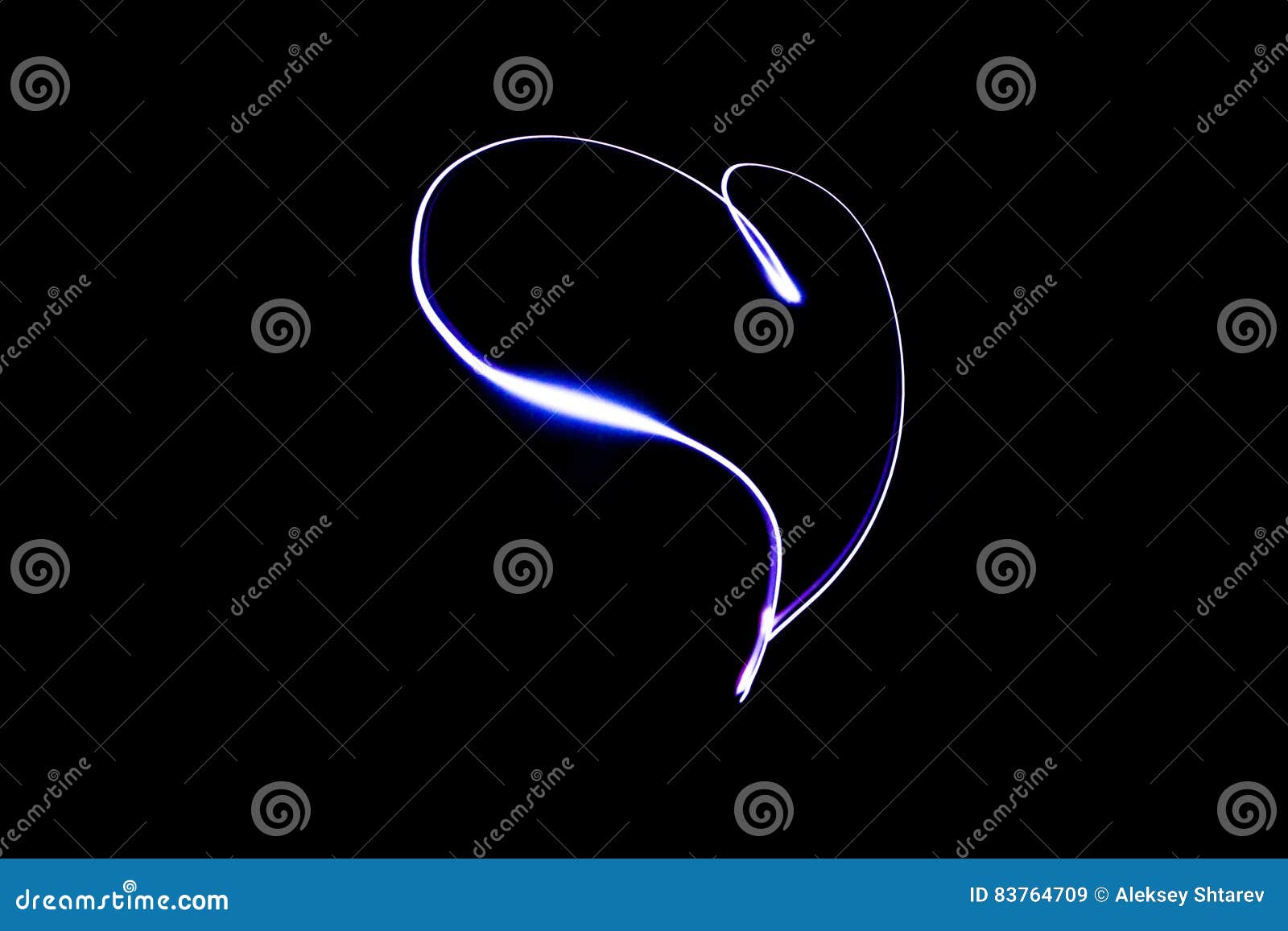 Glowing heart stock illustration. Illustration of colored - 83764709