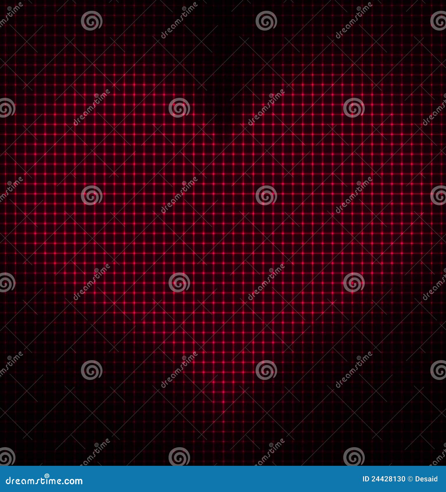 Glowing Heart Vector Background Stock Vector - Illustration of color ...