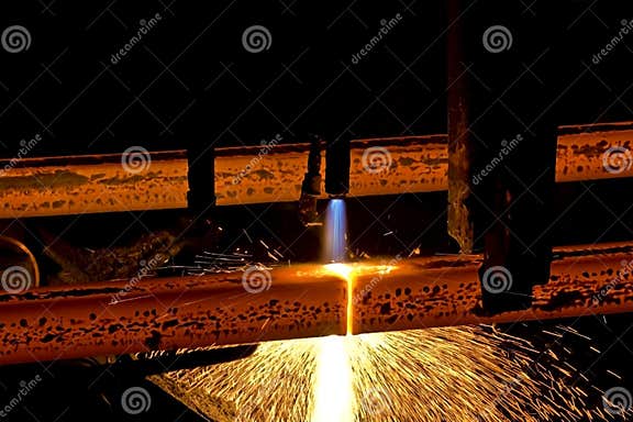 Glowing hot steel stock photo. Image of glow, heat, glows - 16957114