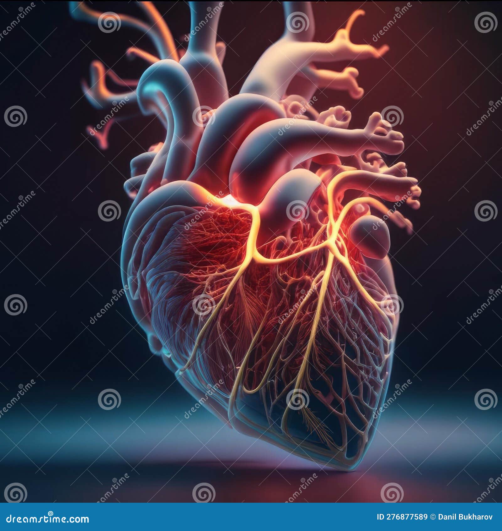 Glowing human hart stock illustration. Illustration of font - 276877589