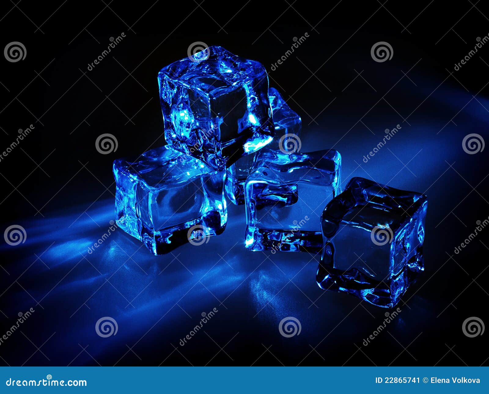 Glowing ice cubes stock image. Image of freshness, clean - 22865741