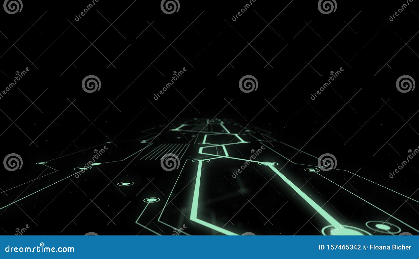 Digital Disruption Concept Abstract Background. Stock Illustration ...