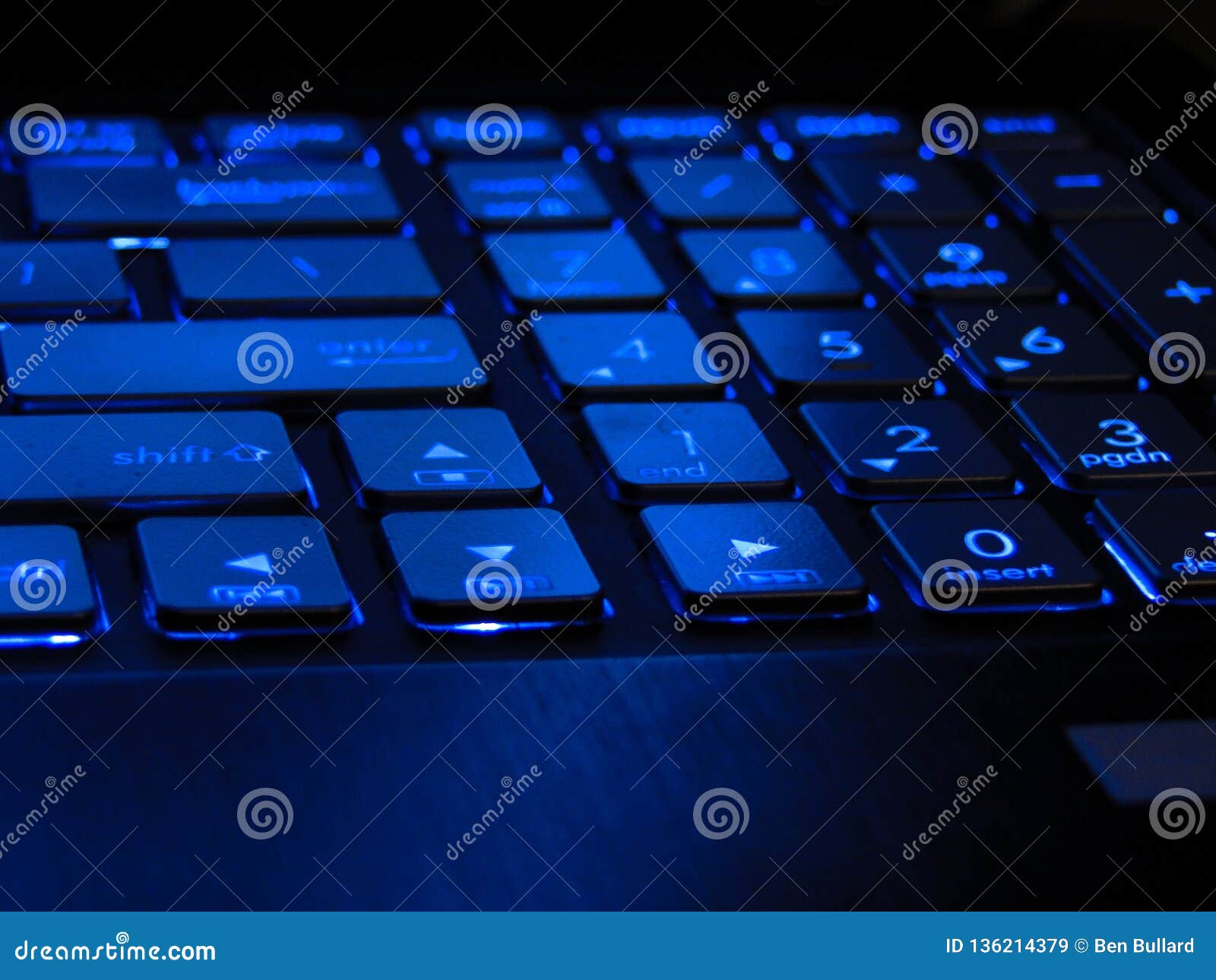 Glowing lap top keyboard stock image. Image of glow - 136214379
