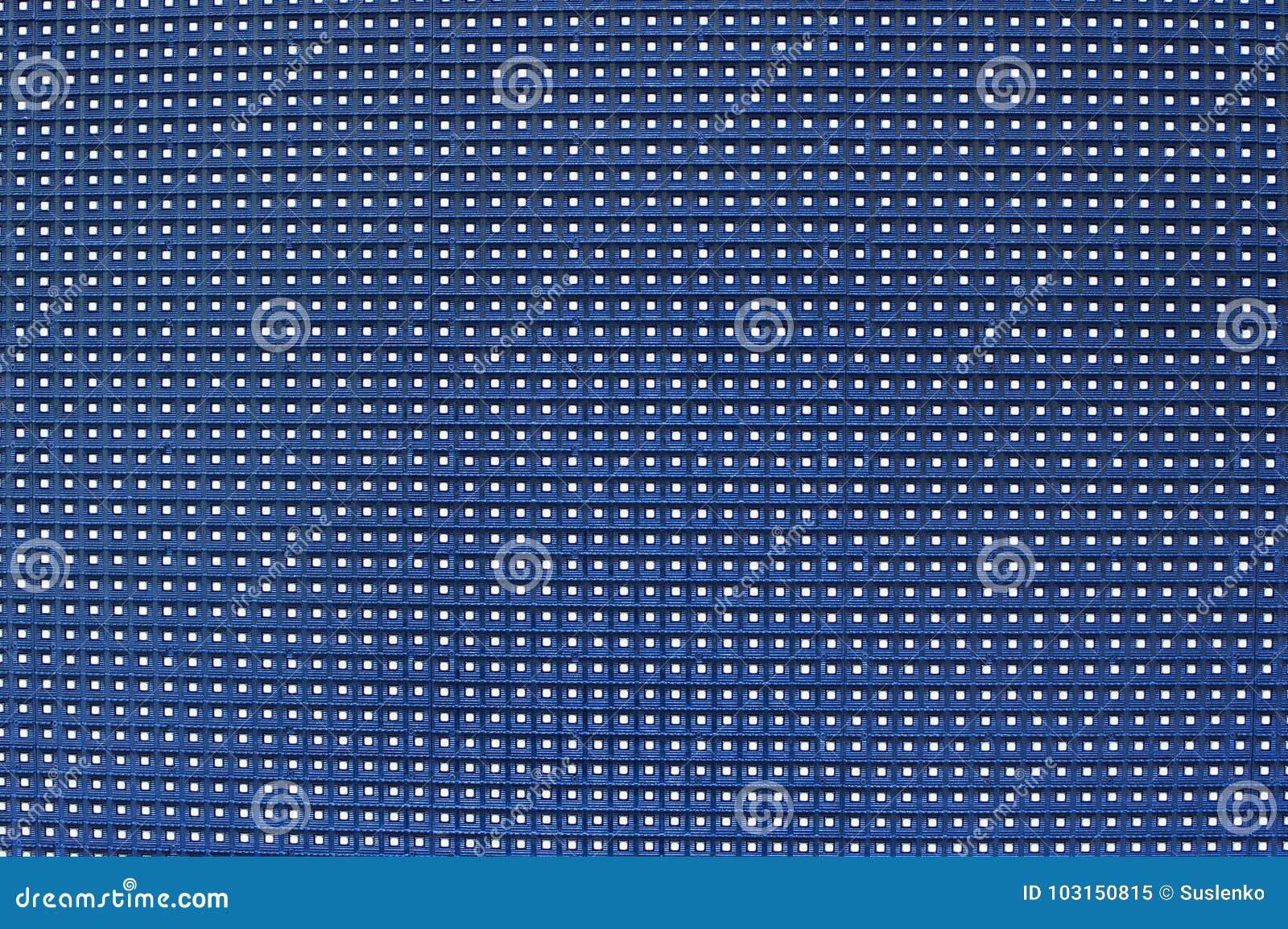 Glowing Led Panel. Abstract Blue Background. Stock Image - Image of ...