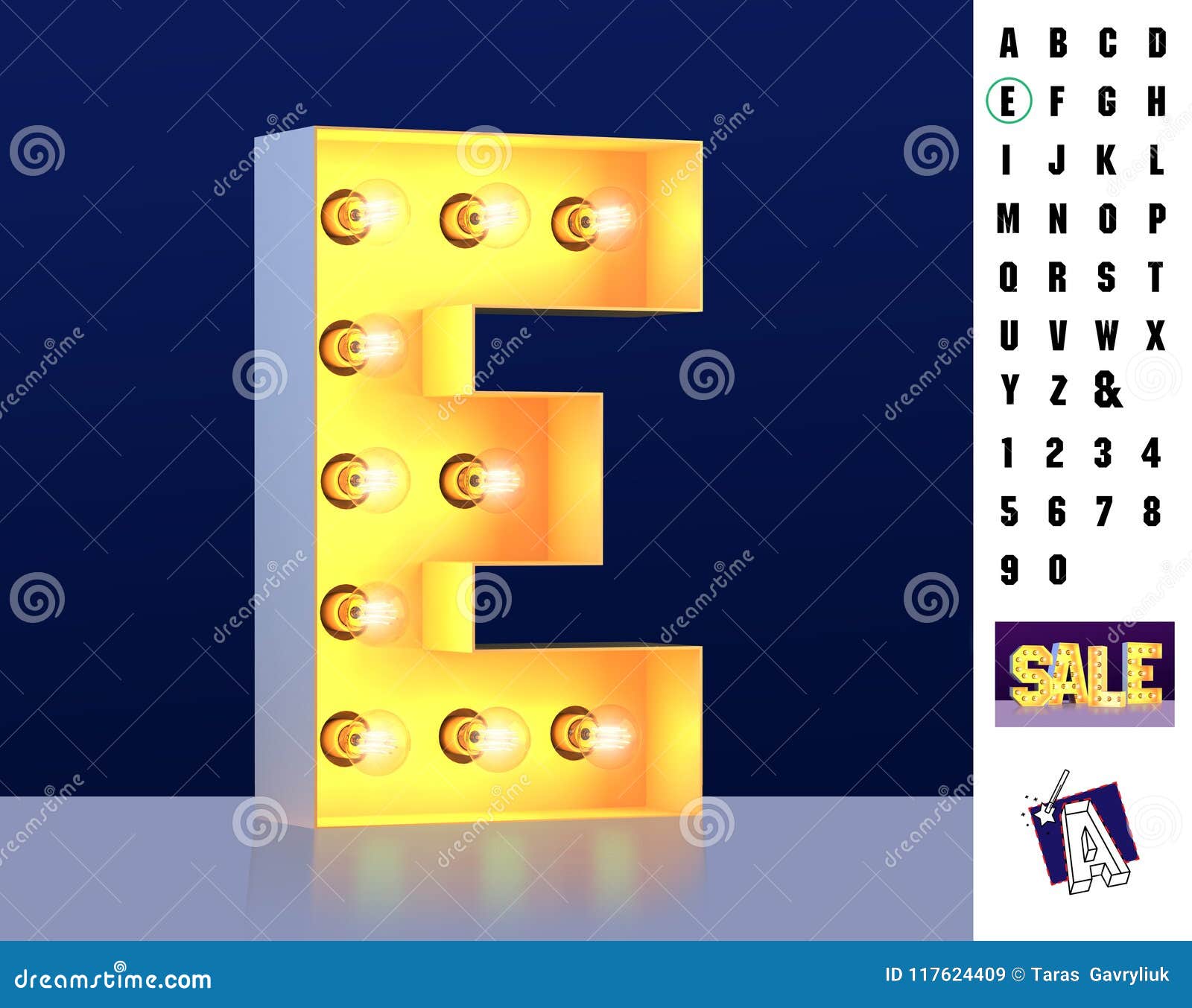Glowing letter E stock illustration. Illustration of capital - 117624409