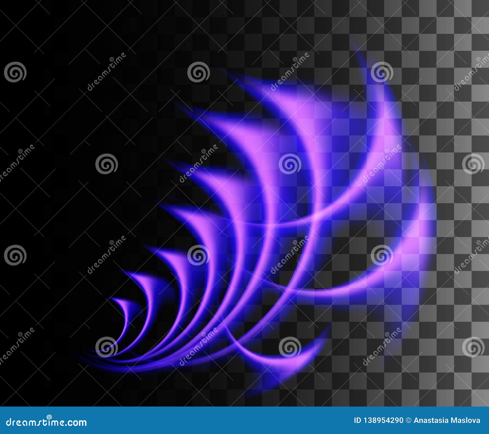 Glowing Light. Abstract Yellow Effect Stock Illustration - Illustration ...